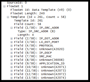 What is a NetFlow Template Flowset?