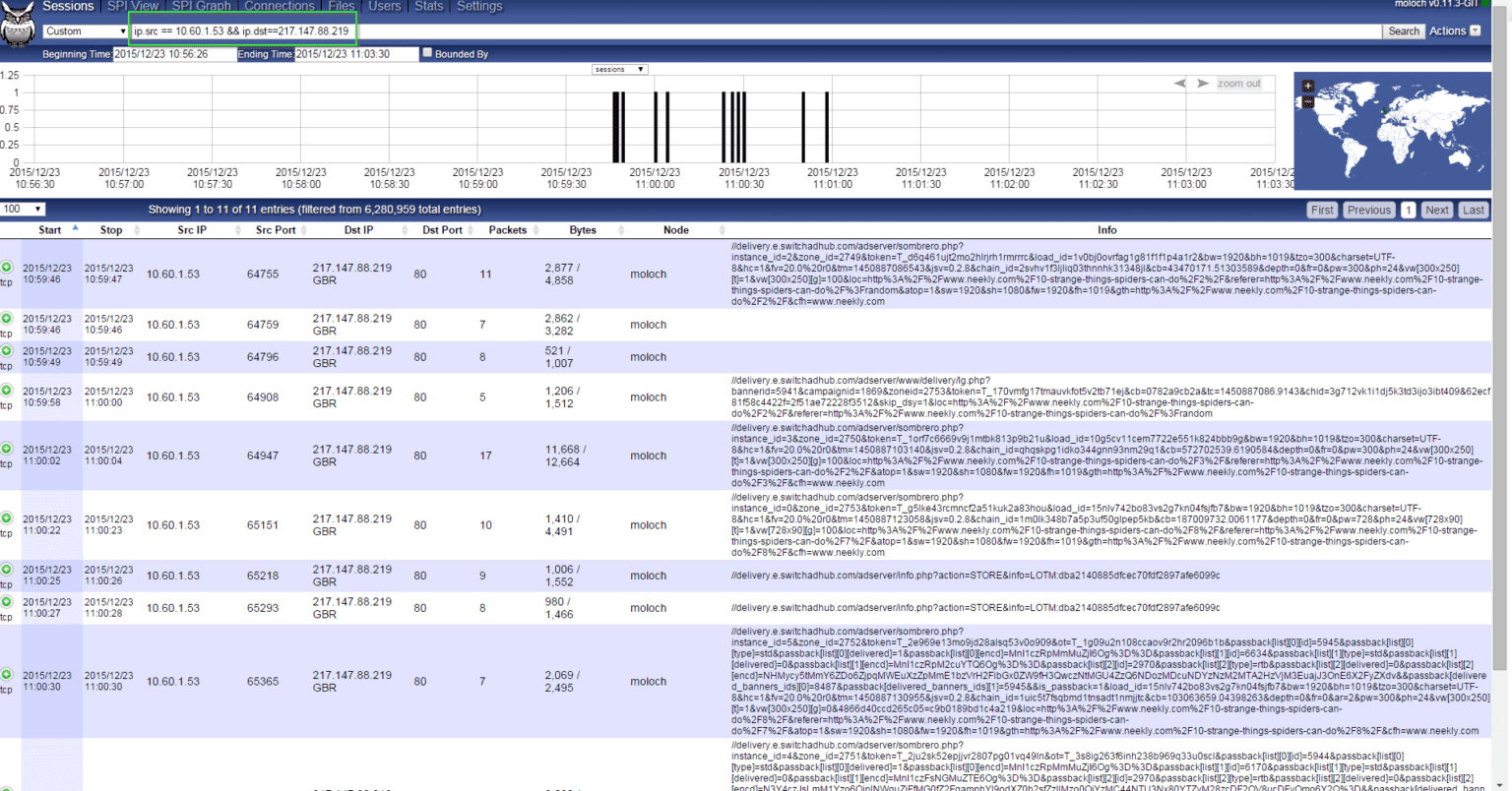 Moloch Packet Capture Integration – Plixer