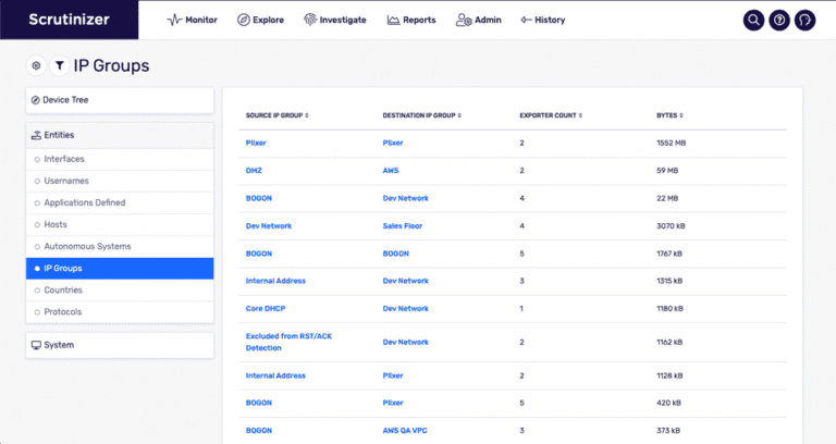 Plixer Scrutinizer new UI changes – Plixer